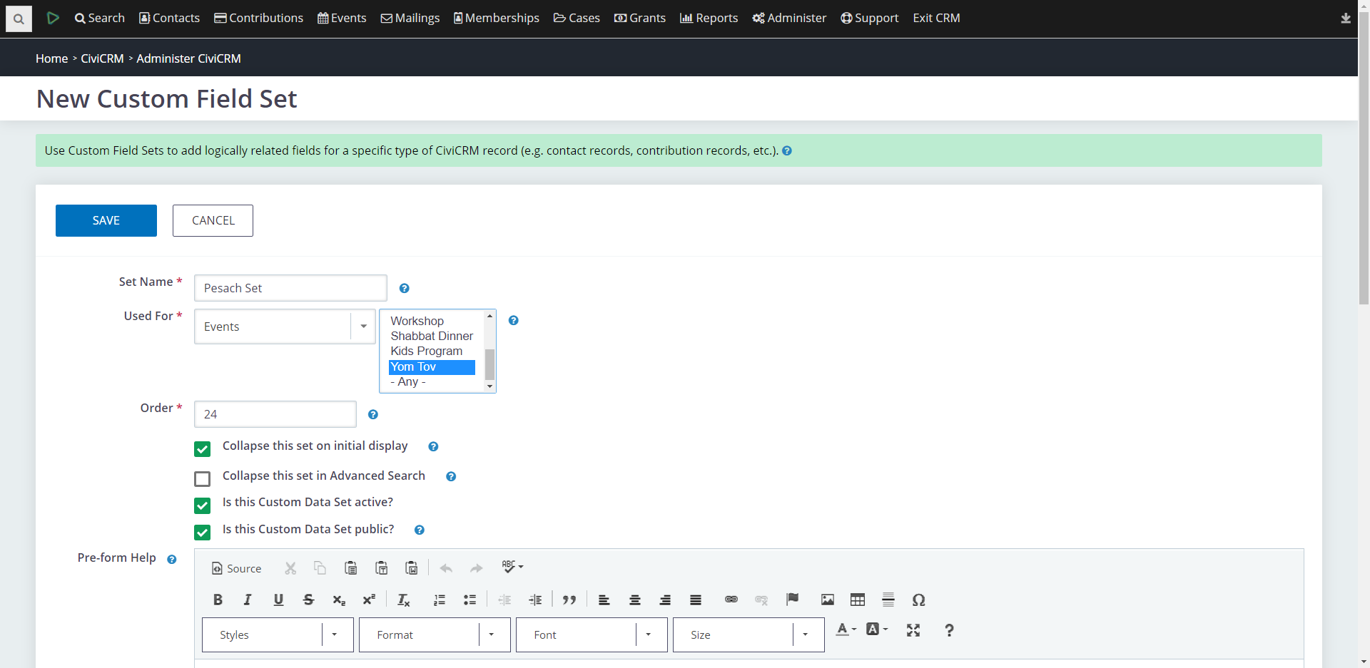Working with Custom Fields | support.chabadsuite.com